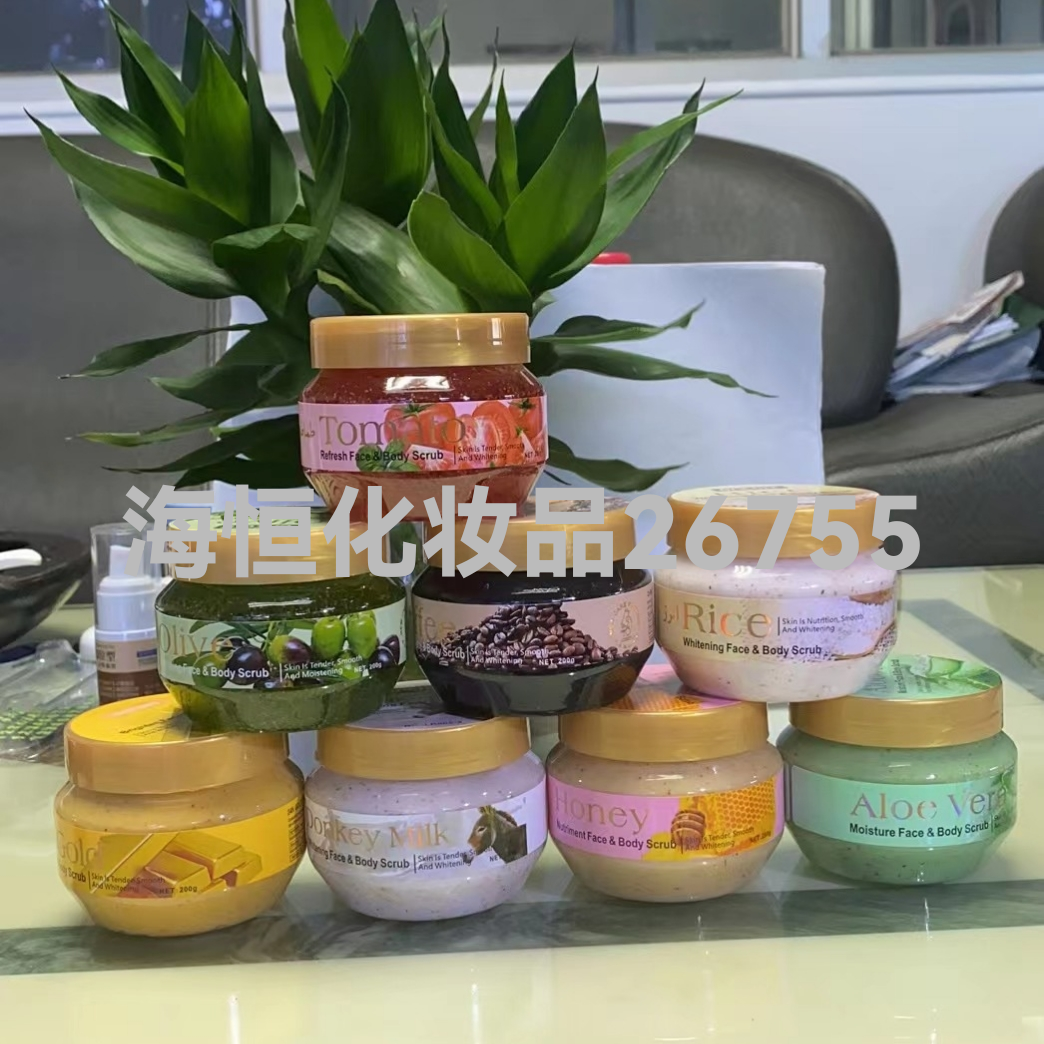 facial scrub english export foreign trade donkey milk exfoliating aloe ...